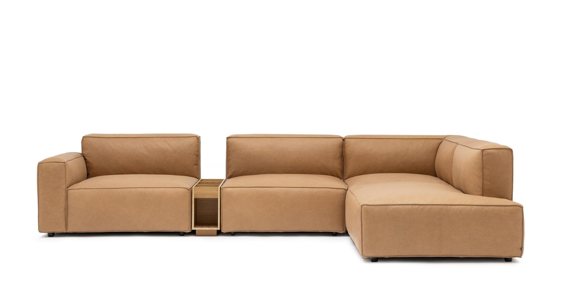 comfortable leather corner sofa